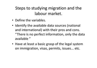 Immigration and the labour market | PDF