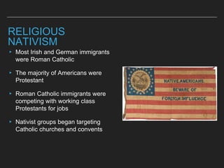 Immigration and the rise of cities 8.47