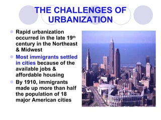 Immigration and urbanization | PPT