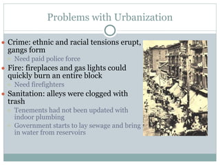 Immigration and Urbanization | PPT
