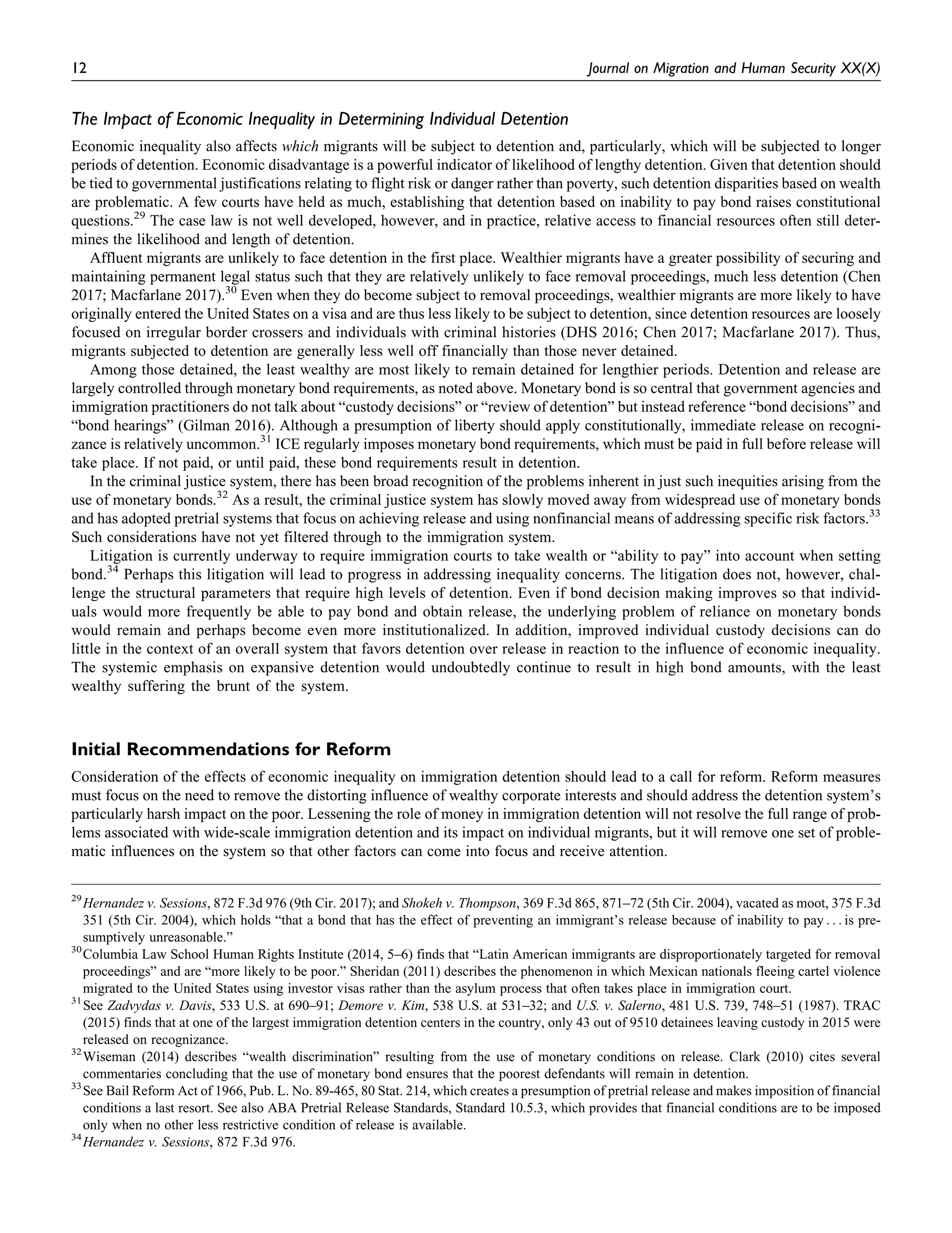 Immigration Detention INC | PDF