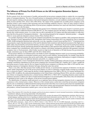 Immigration Detention INC | PDF