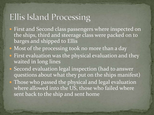 Immigration & ellis island | PPTX | Politics