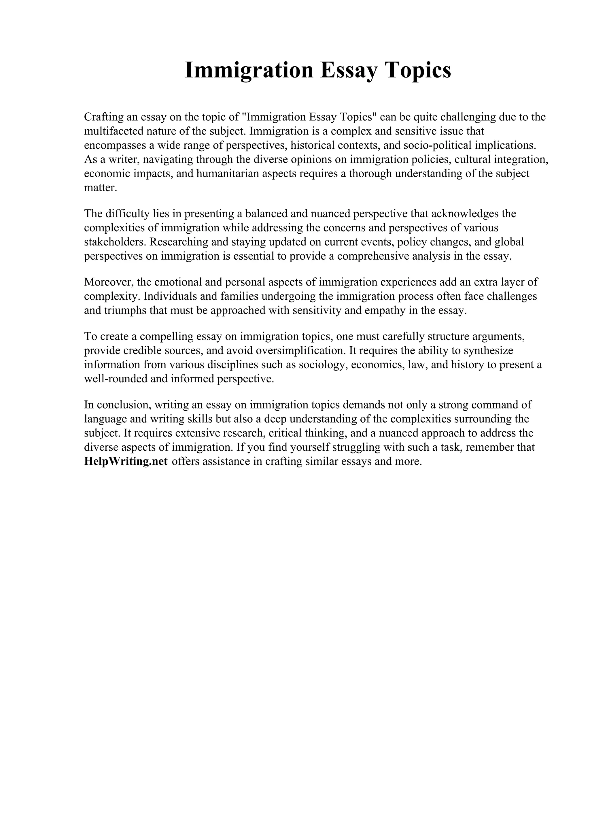 Immigration Essay Topics.pdf