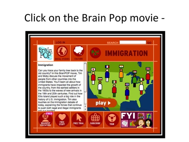 Immigration Excel WebQuest | PPT