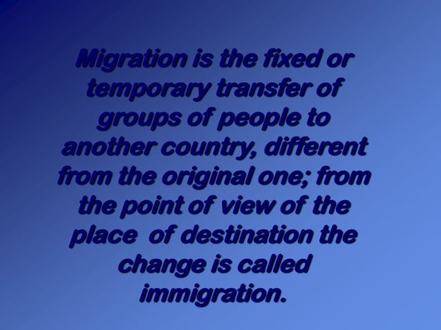 Immigration Integration | PPT