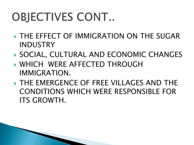 Immigration into the Caribbean in the post emancipation era. | PPTX ...