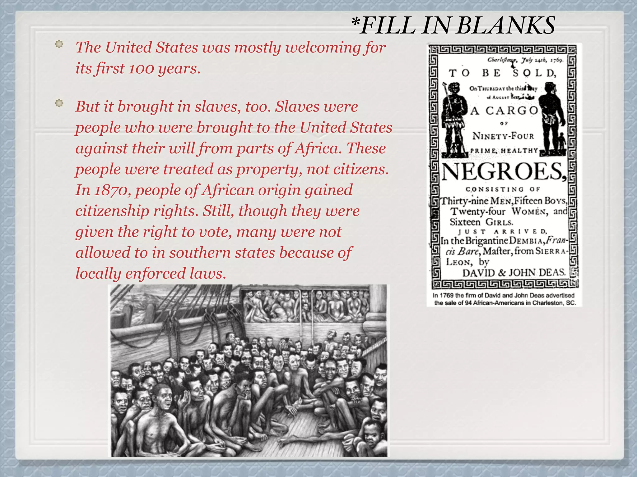 Immigration intro | PPT