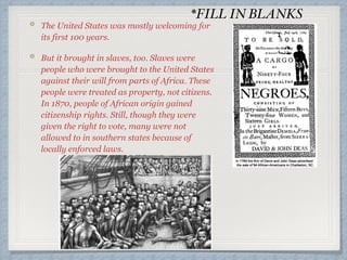 Immigration intro | PPT