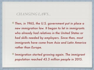 Immigration intro | PPT