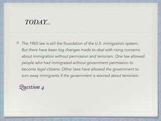 Immigration intro | PPT