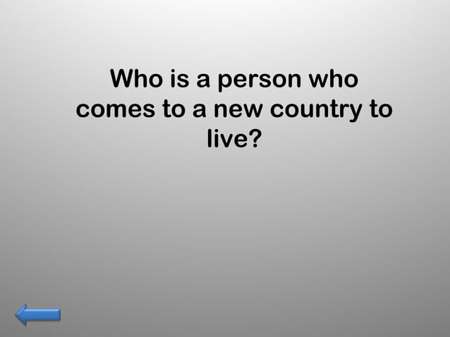 Immigration jeopardy | PPT