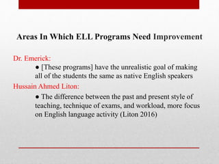 Immigration, Language Barriers, and the American Education System | PPTX