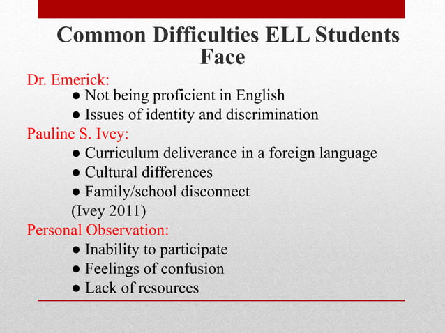 Immigration, Language Barriers, and the American Education System ...