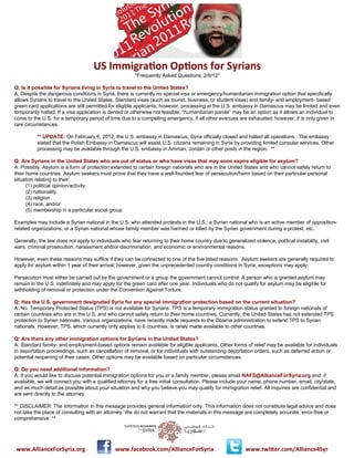 Immigration options 02_08_12 | PDF