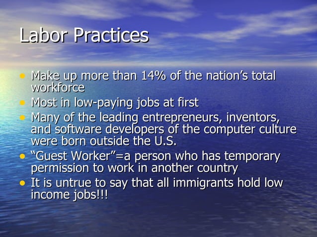 Immigration Patterns | PPT