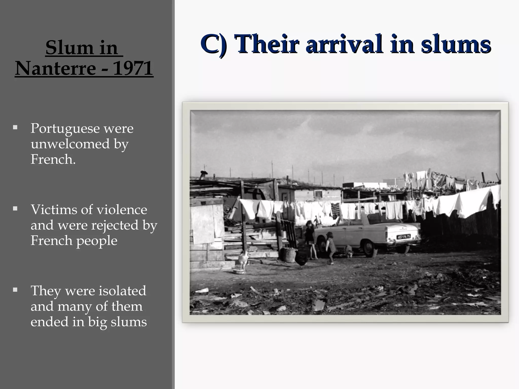 Immigration portugaise en france au 20eme siècle | PPT