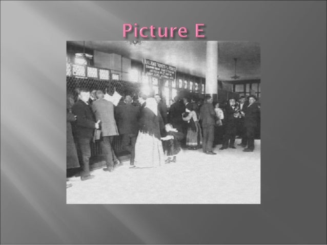Immigration processing through ellis island