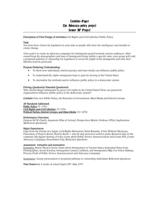 Immigration Project | DOCX