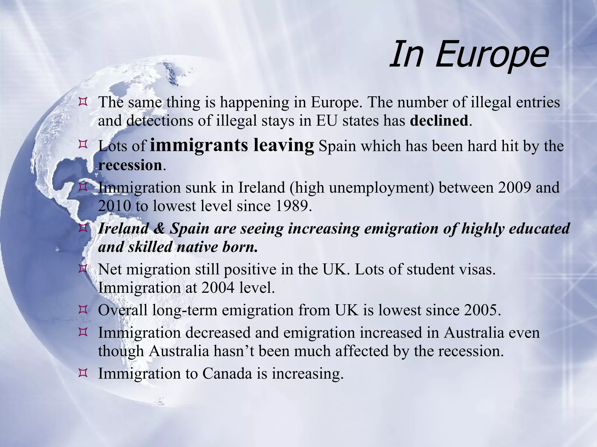 Immigrations emigration | PPT