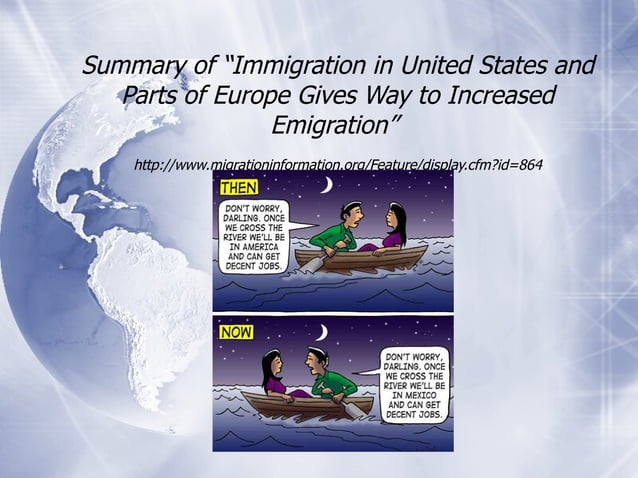 Immigrations emigration | PPT | Economy | Business and Finance