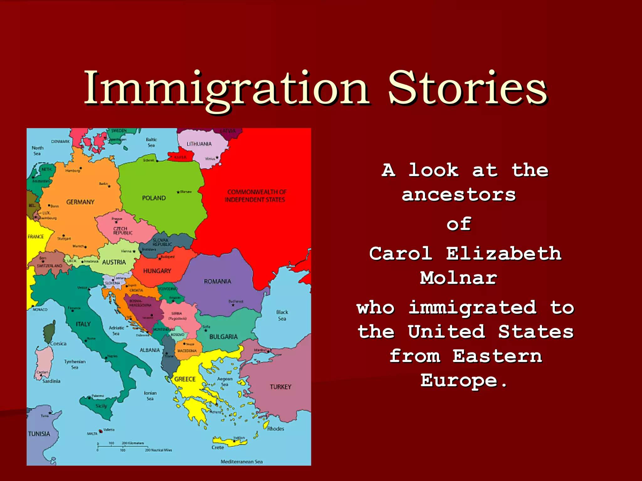 Immigration stories | PPT