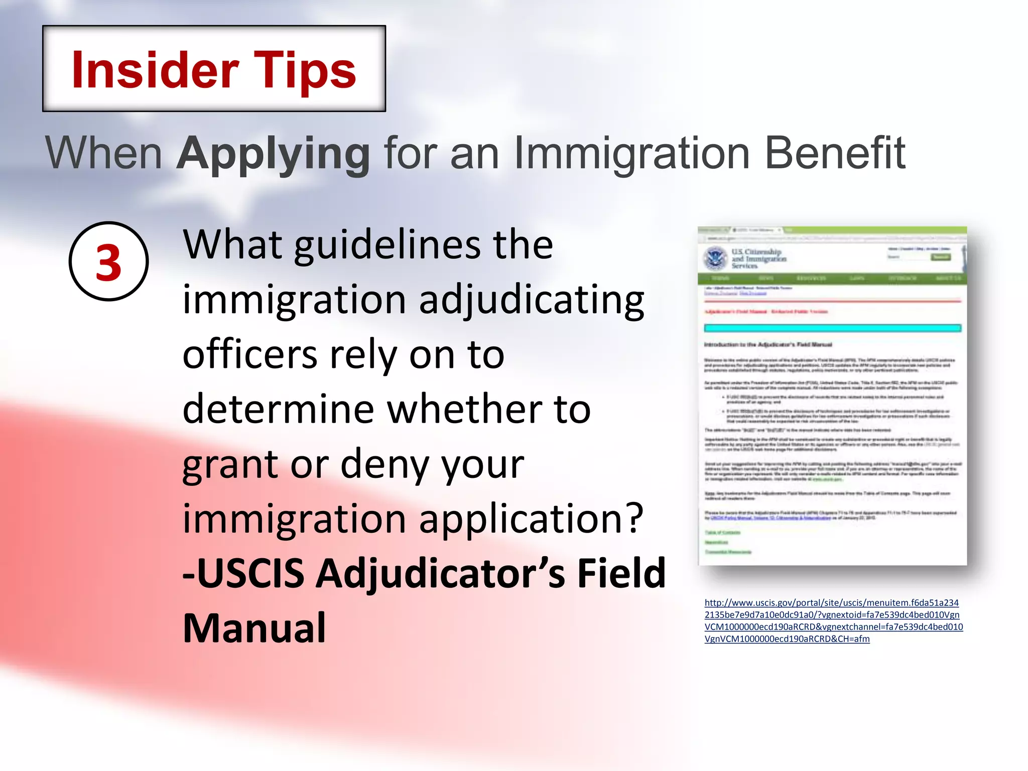 Immigration Tips | PPTX | Legal Services Industry | Industries