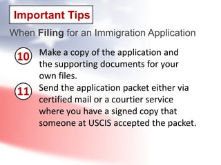 Immigration Tips | PPT