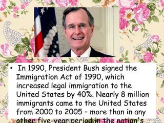 Immigration to America | PPTX