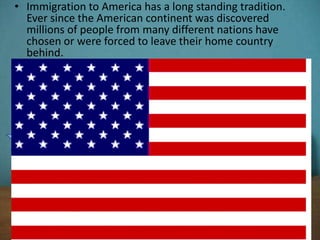 Immigration to America | PPTX