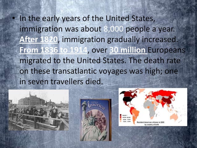 Immigration to America | PPTX