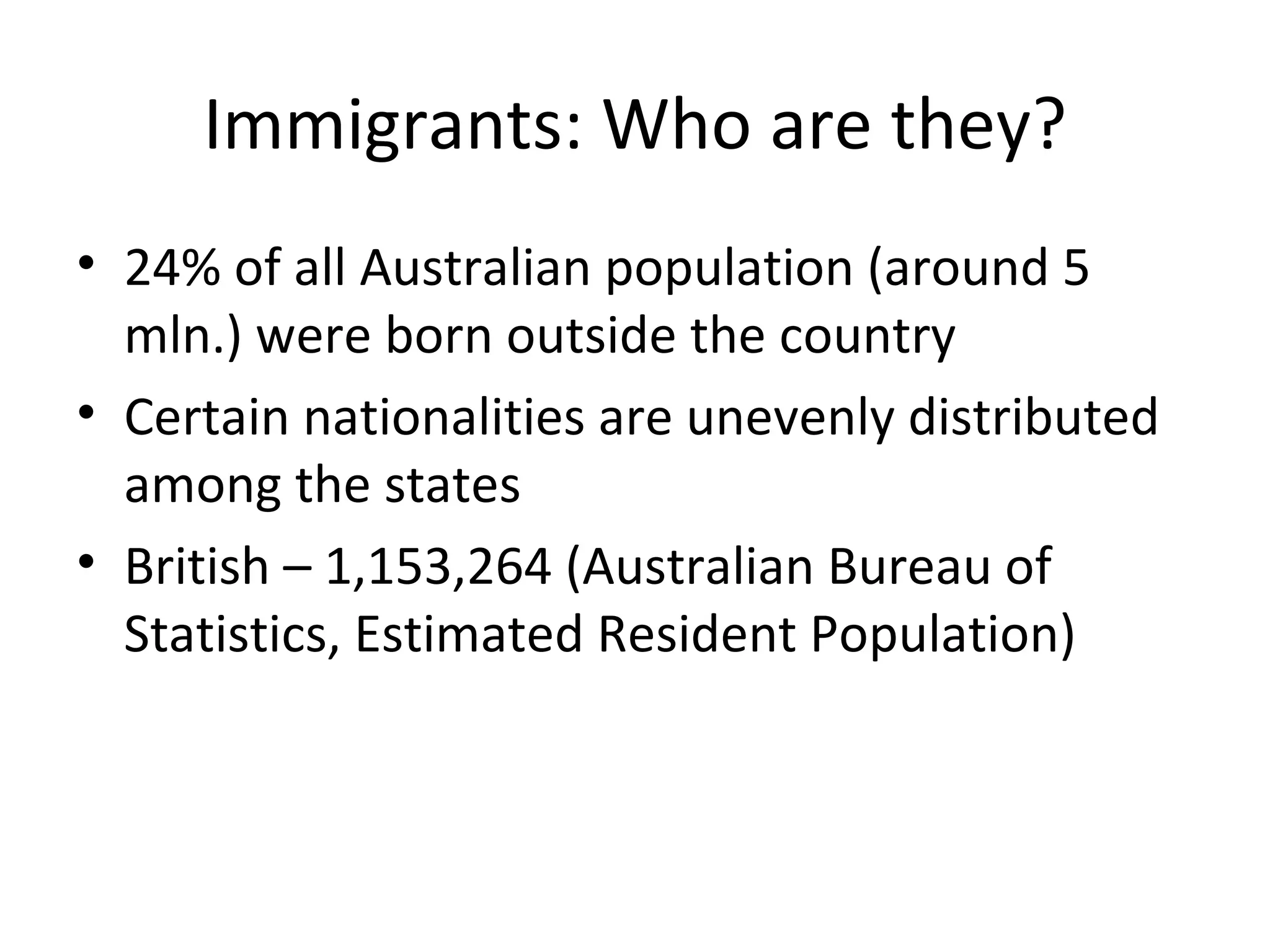 Immigration To Australia | PPT