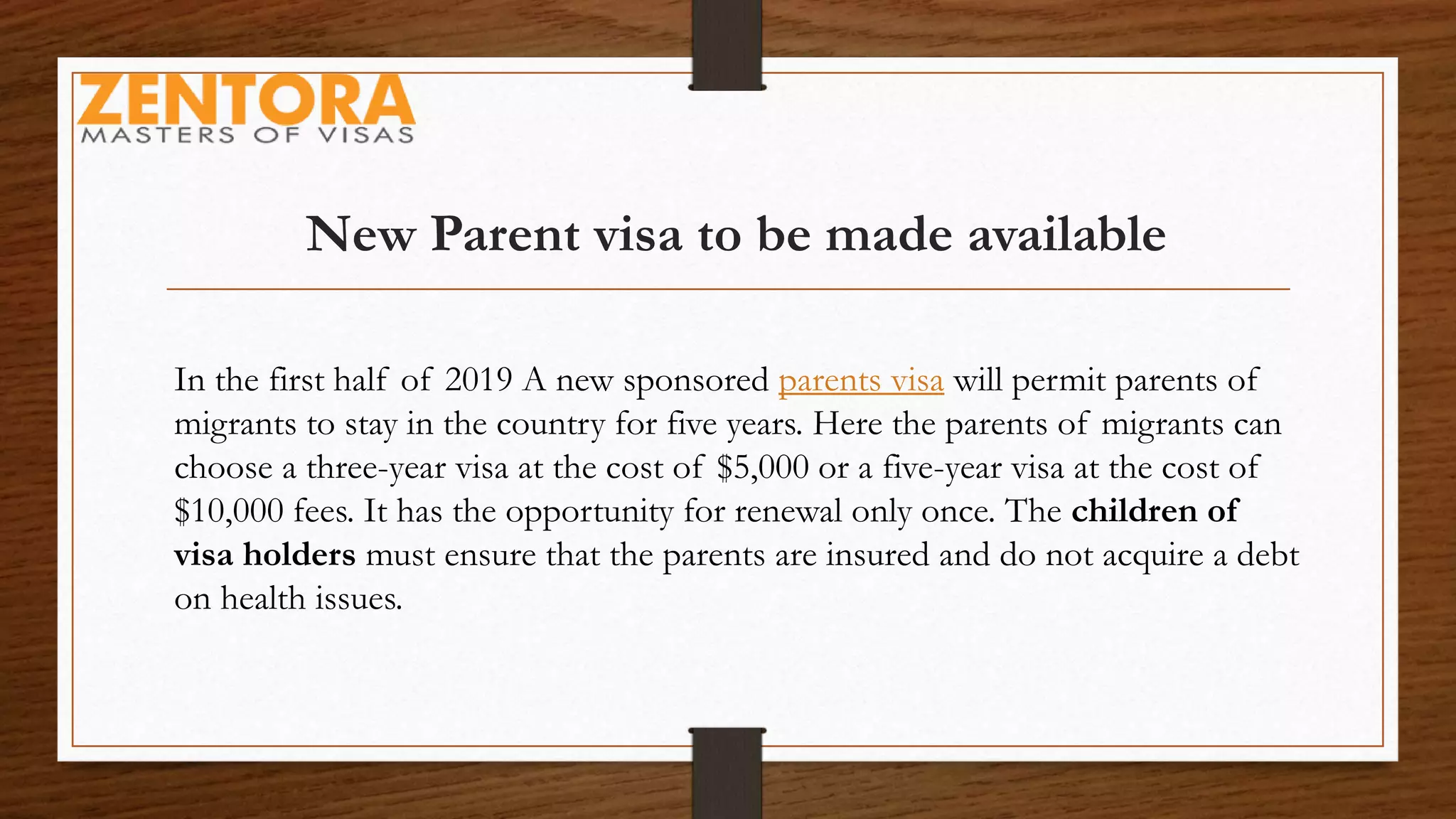 Immigration to australia, australian visas zentora | PPT