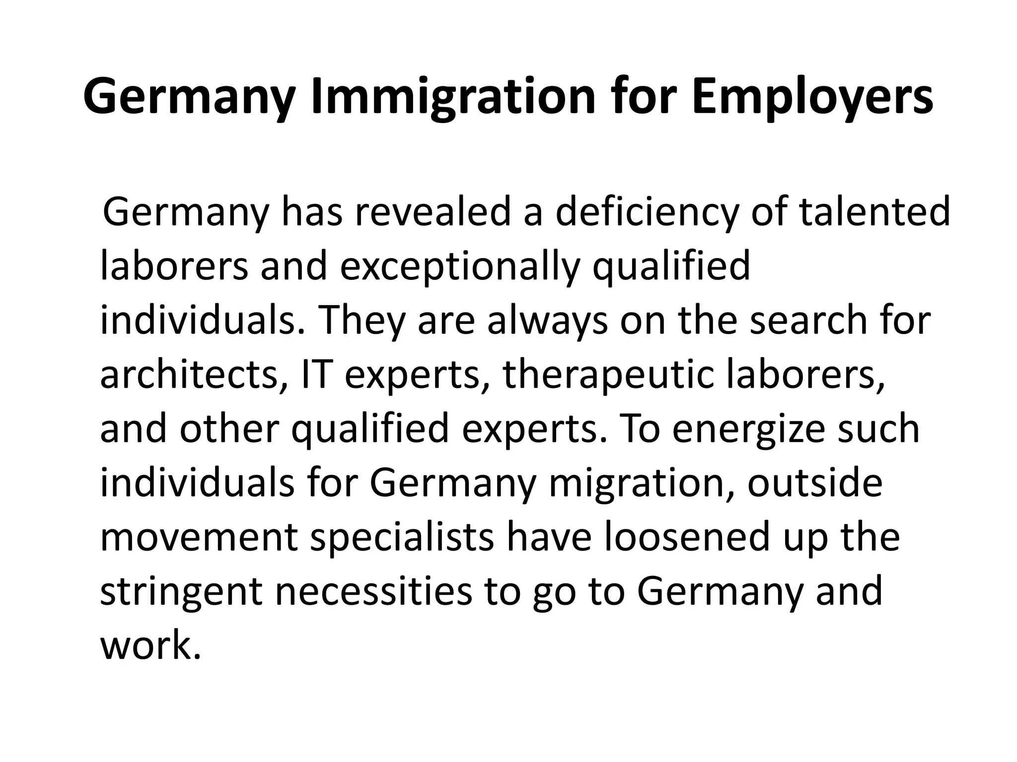 Immigration to germany 4 | PPT
