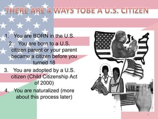American Immigration debate | PPT