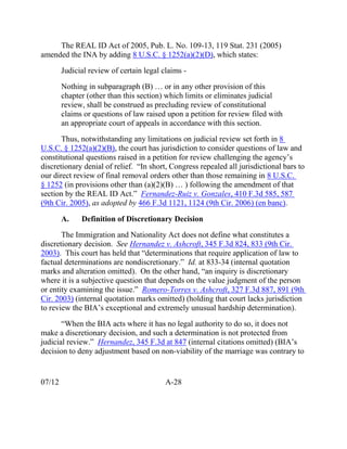 Immiigration law outline, selected topics 9th circuit 590-pages | PDF