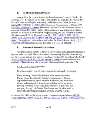 Immiigration law outline, selected topics 9th circuit 590-pages | PDF