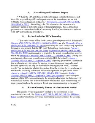 Immiigration law outline, selected topics 9th circuit 590-pages | PDF