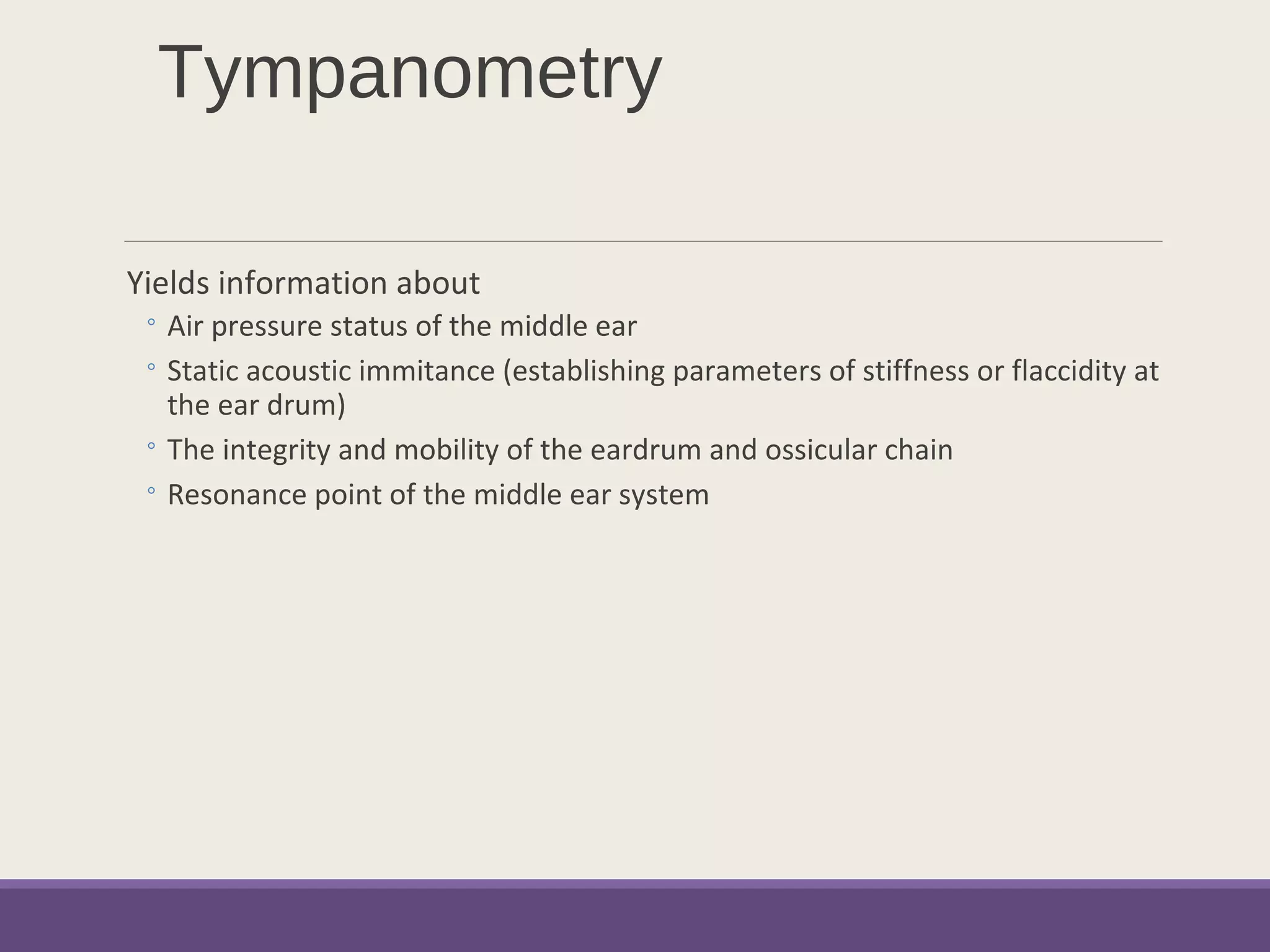 Immittance audiometry | PPT