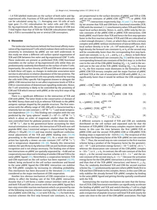Proximity of TCR and its CD8 coreceptor controls sensitivity of T cells | PDF | Chemistry | Science