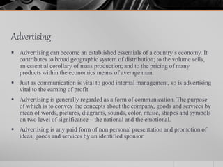 Selling and Marketing | PPTX