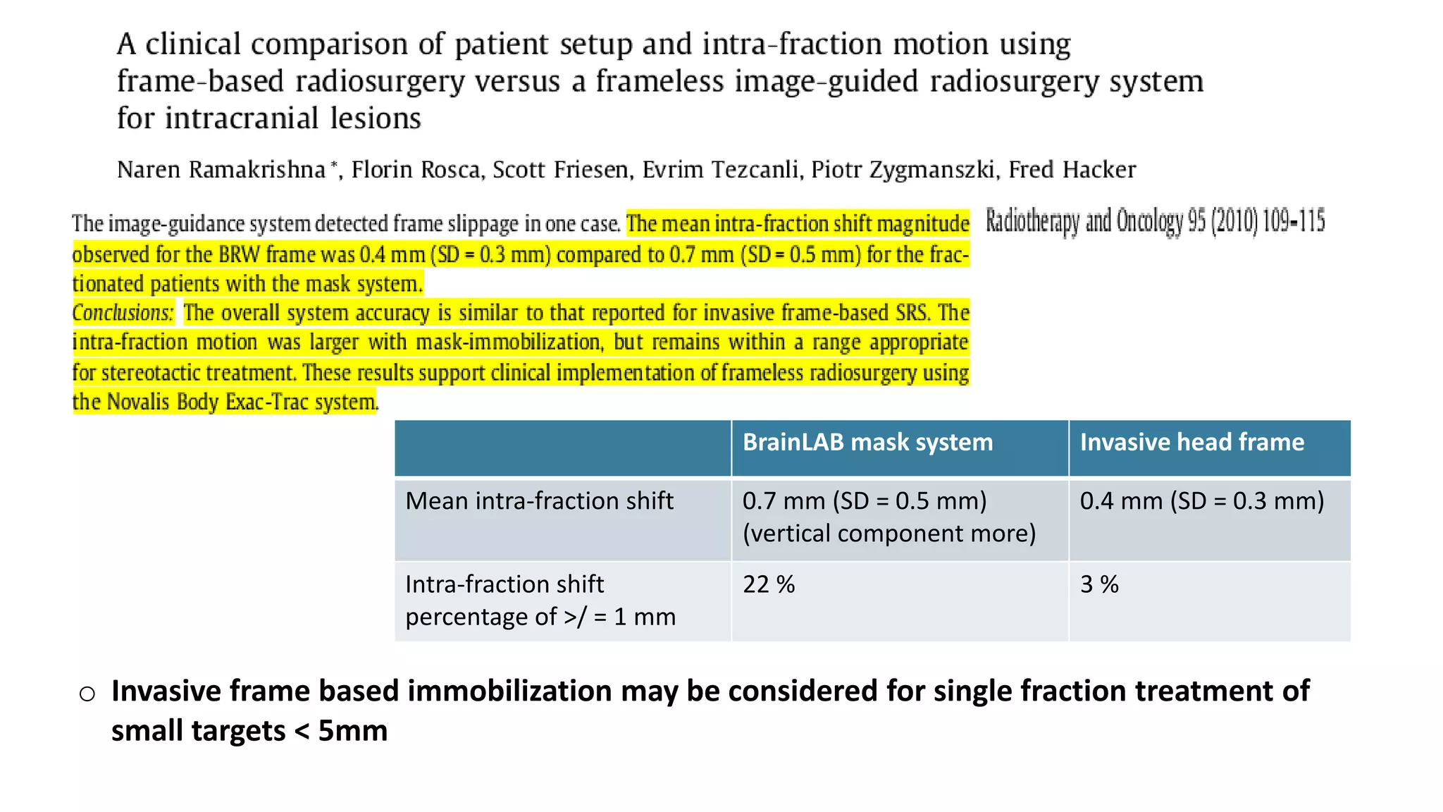 Immobilisation in Radiotherapy | PPTX