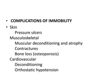 Immobility | PPTX