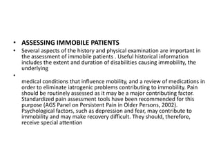Immobility | PPTX