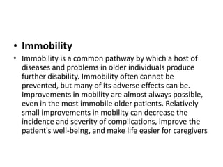 Immobility | PPTX