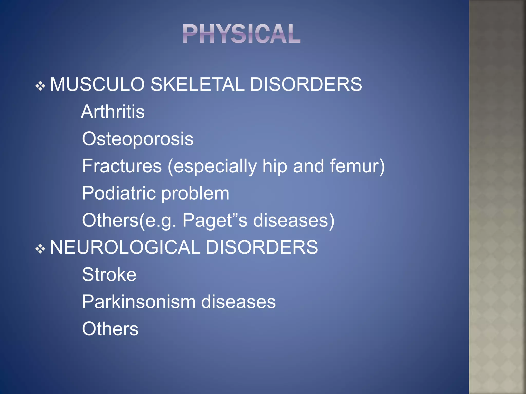 Immobility (Bed Rest Complications) | PPTX