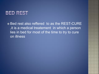 Immobility (Bed Rest Complications) | PPTX