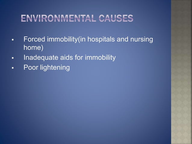 Immobility (Bed Rest Complications) | PPTX | Bone and Joint Conditions ...