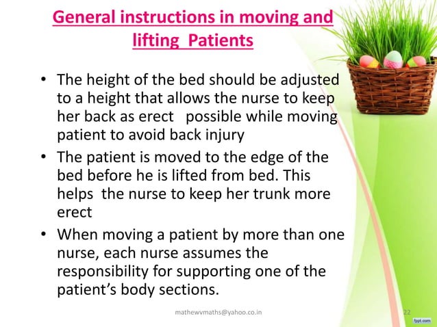 Transfer of patients,Shifting of patients ,Range of Motion & Immobility ...