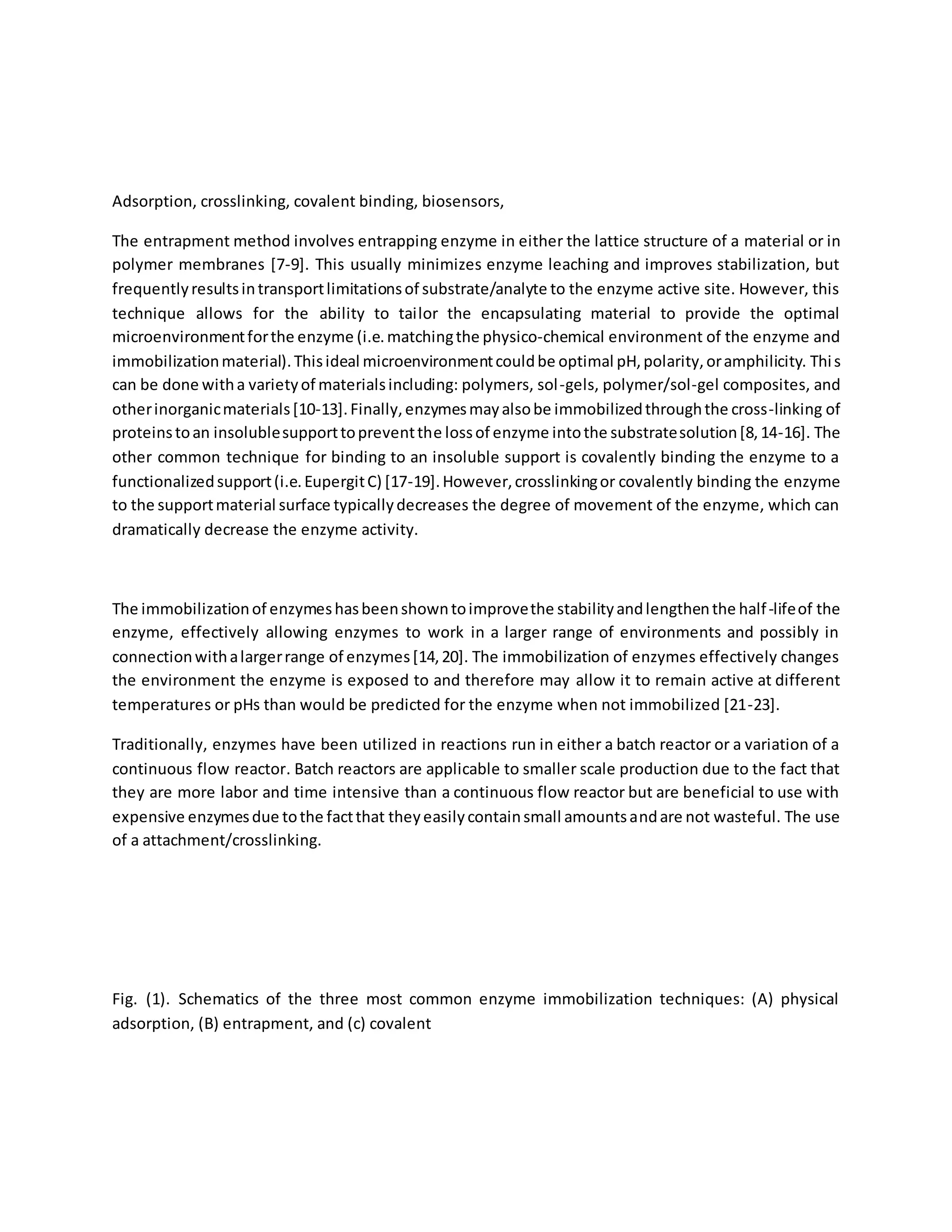 Immobilization | DOCX